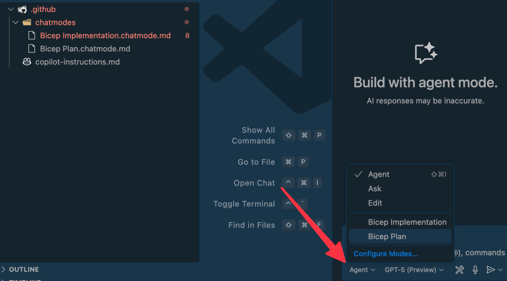 Custom Azure Bicep chat modes for GitHub Copilot – Azure Feeds